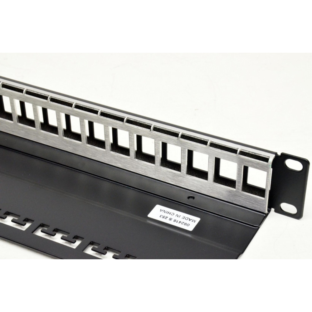 Патч-панель Corning для 24 модулей Keystone 19’’, 1U, чёрная Купить по ...