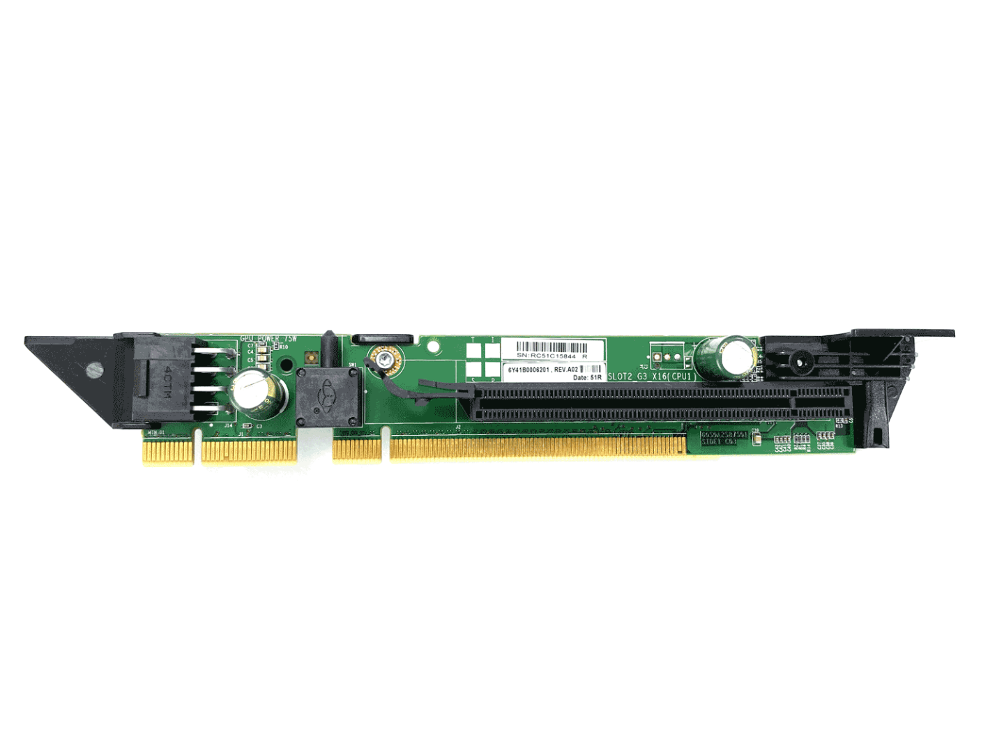 Райзер DELL R630 G13 Riser Card PCIE 3.0 [1 x PCIe x16] CPU1 8-PIN GPU ...