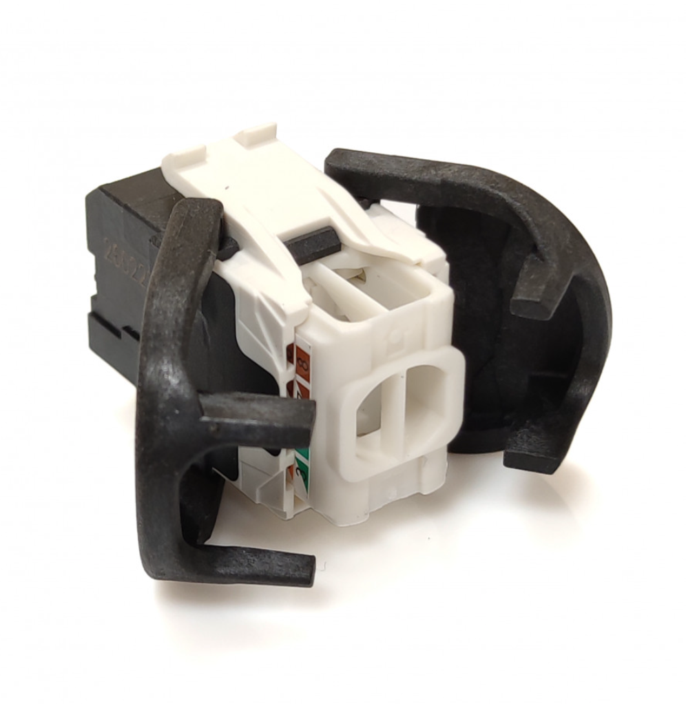 Модуль Corning Keystone UTP RJ45 кат. 6А, черный (XF500006390) Купить ...