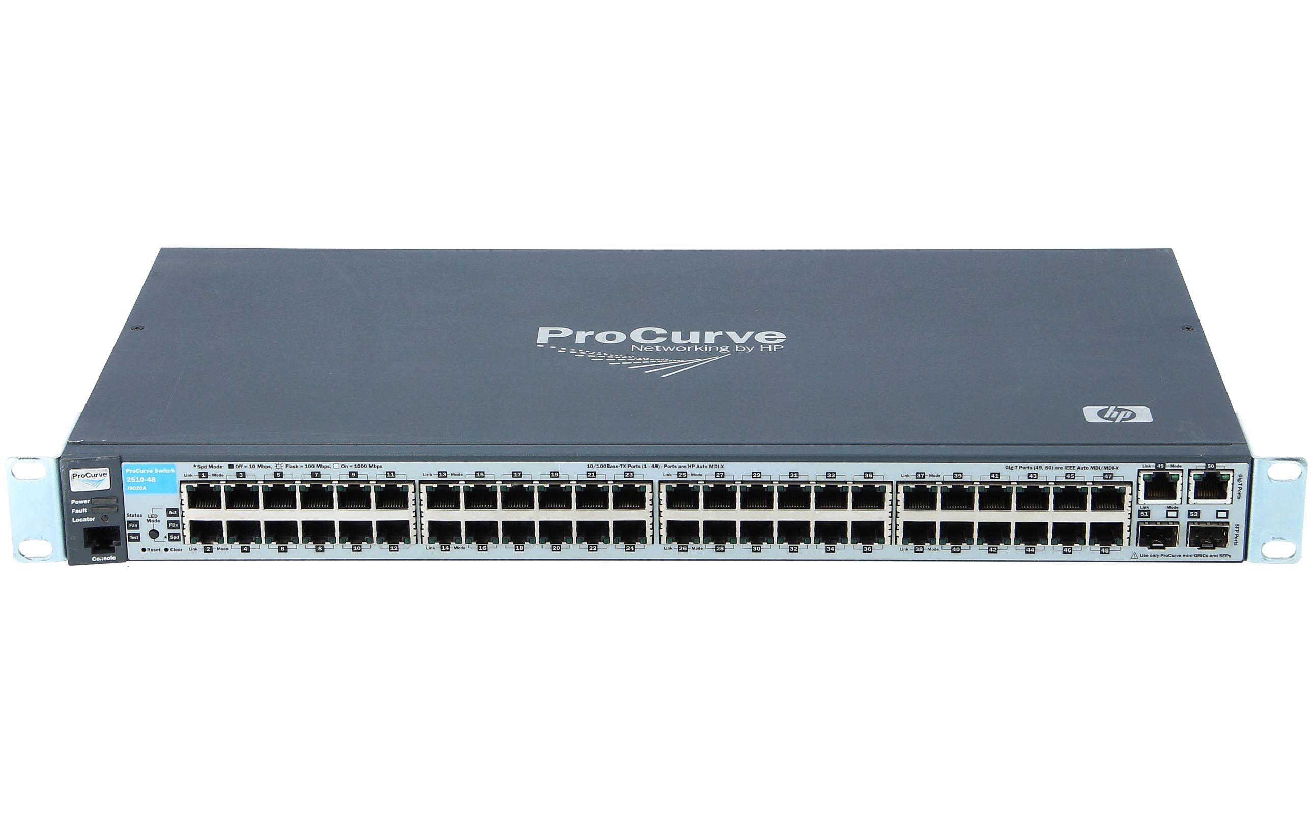 Комутатор HP ProCurve 2510-48 48x Port 10/100 + 2x SFP Layer 2 Switches ...