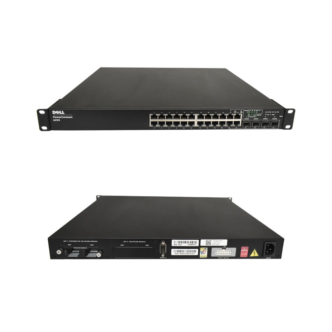 Коммутатор Dell PowerConnect 6224 24 Port Gigabit Купить по лучшей цене ...